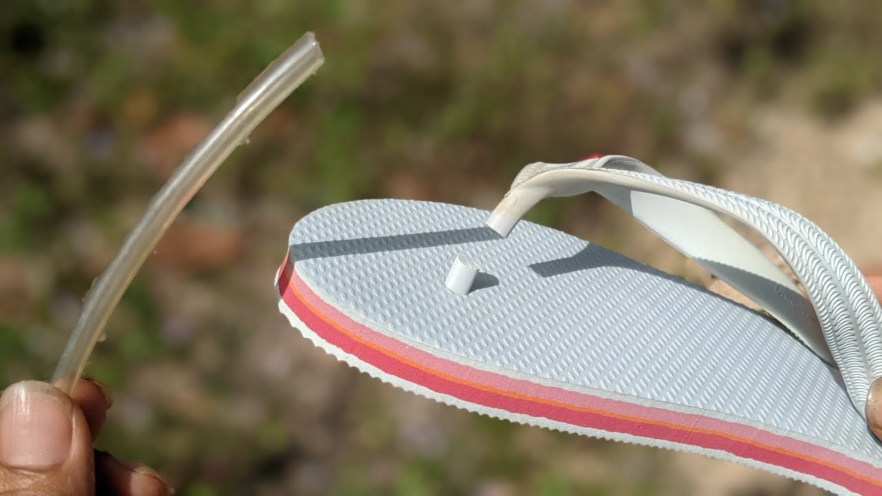 How to fix broken slippers! Easy way tips to connect and fast - YouTube
