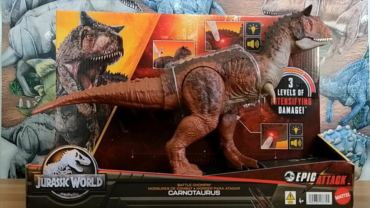 Carnotaurus Epic Attack - Unboxing - YouTube