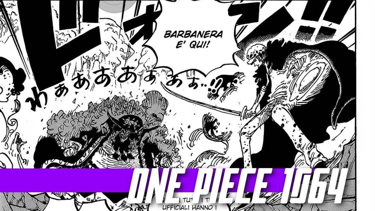 ONE PIECE 1064 - Teach Vs Law, lo scontro continua! E Vegapunk ...