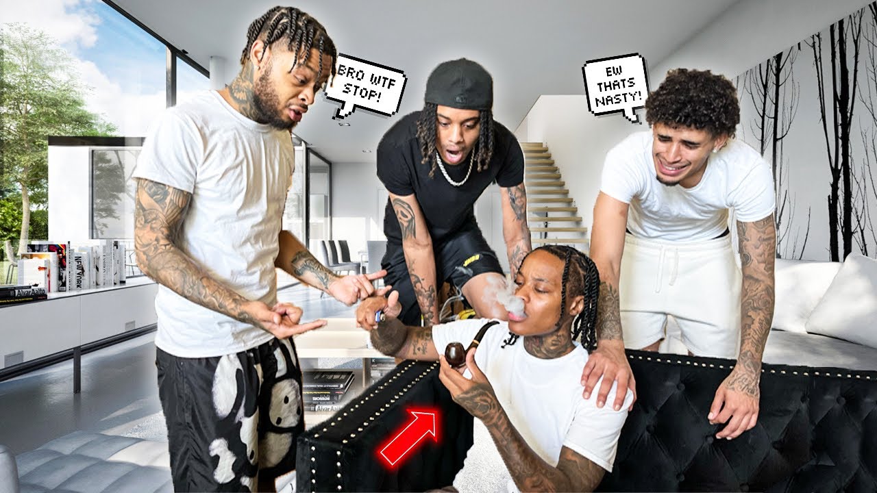 Smoking a Tobacco Pipe In Front Of The Gang To See Their Reaction ...