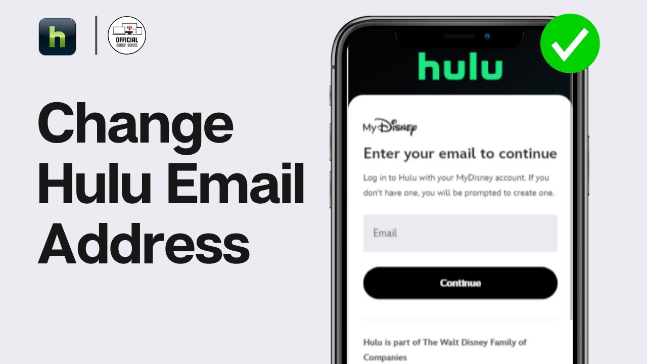 How to Change Hulu Email Address (Full Guide) - YouTube
