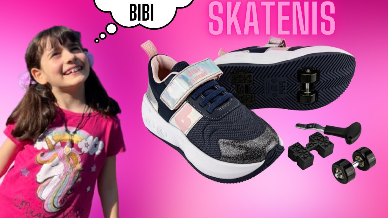 Unboxing Skatenis Bibi - Meu Tênis com Rodinhas Chegou!! - YouTube