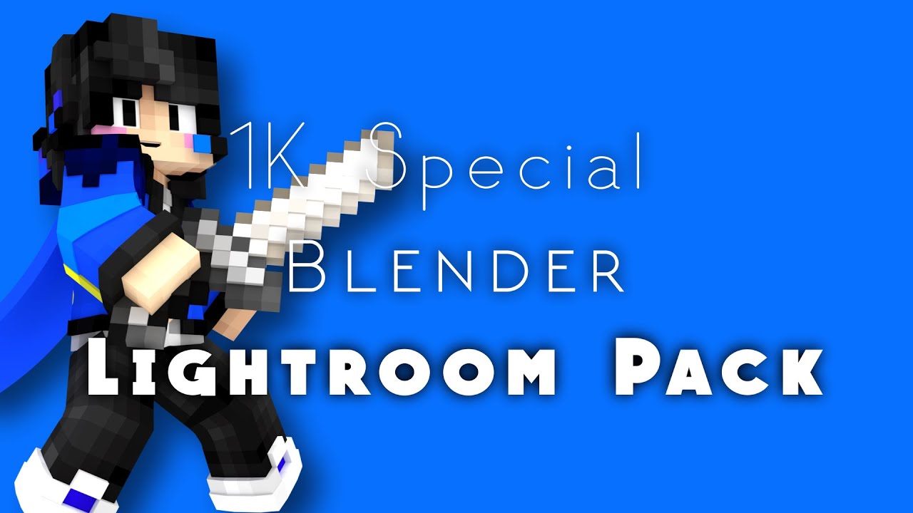 [Free] 1K Special Blender Lightroom Pack [By Wasao] - YouTube