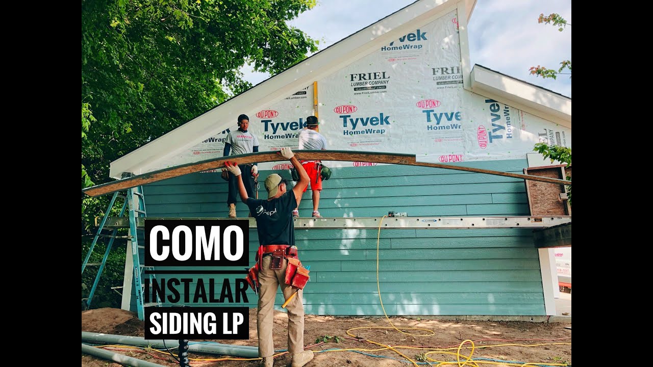 COMO INSTALAR SIDING LP SMARTSIDE #siding #install - YouTube
