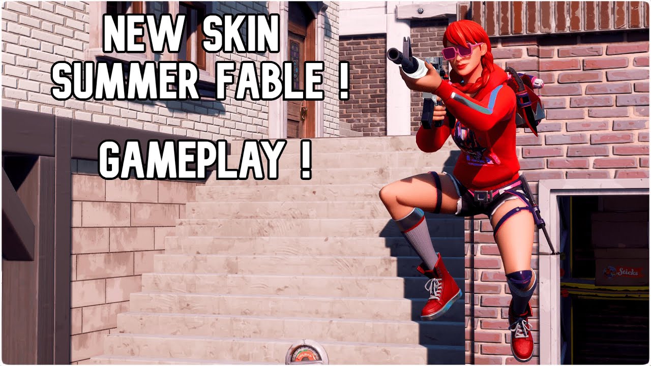 GAMEPLAY NEW SKIN "SUMMER FABLE" IN GAME ON FORTNITE ! (Summer Legends ...