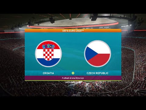 PES 2021 - Euro 2020 - Croatia vs Czech Republic - 18/06/21