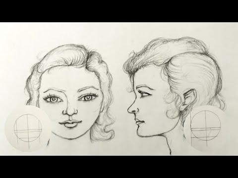 How to Draw Faces PERFECTLY Every Time (Step by Step Tutorial) Loomis ...