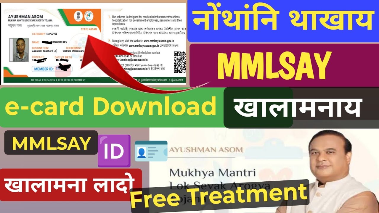 MMLSAY ID Card Download 2025 || how to download mmlsay ID card || Bodo ...