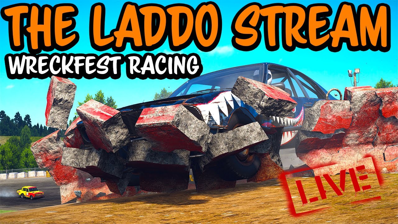 The Laddo Show Live : Wreckfest Racing - YouTube