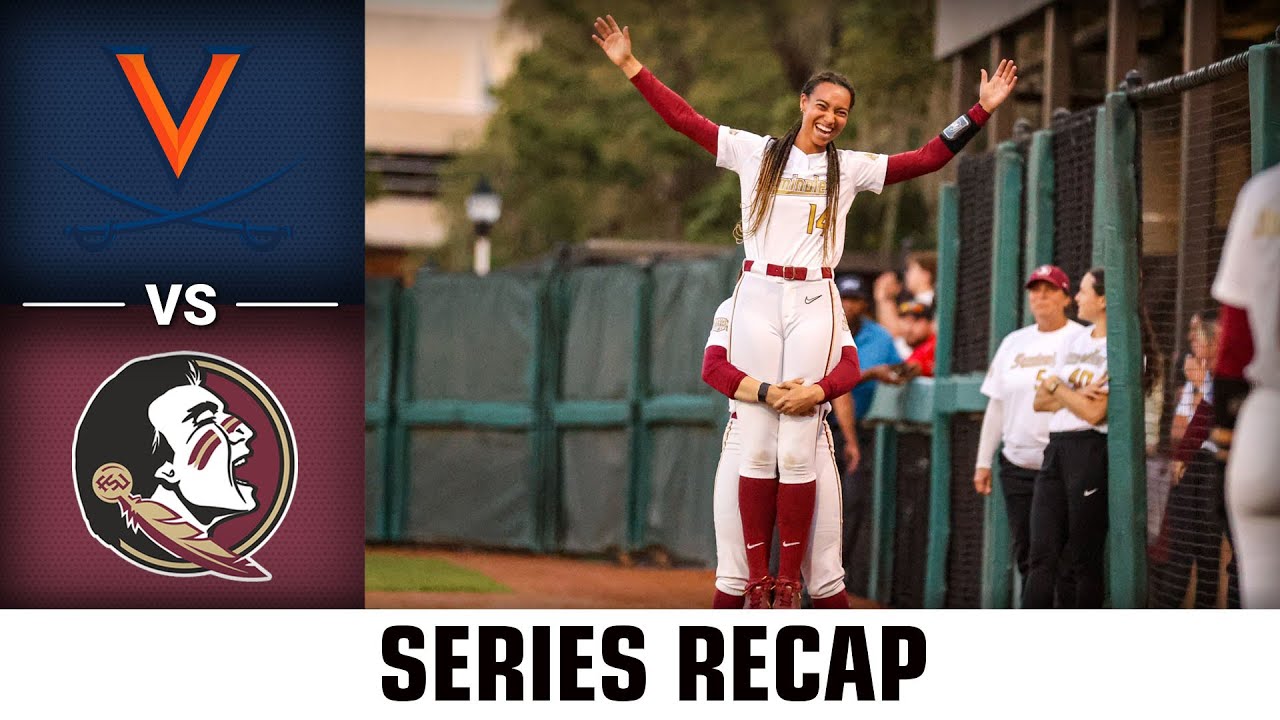Virginia vs. Florida State Series Recap | 2023 ACC Softball - YouTube