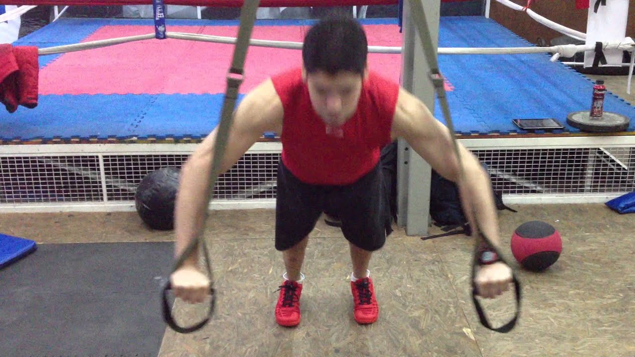 TRX Open/Close Push Ups - YouTube