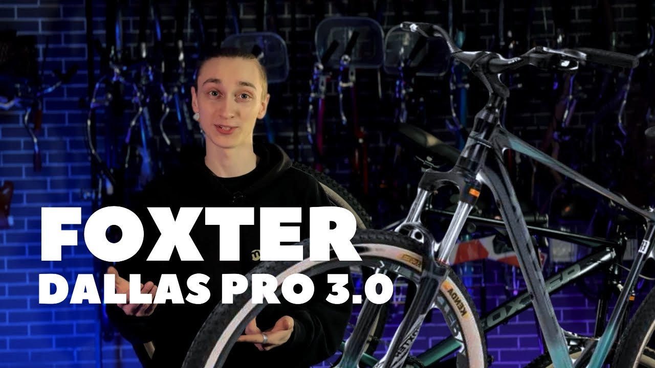 FOXTER DALLAS PRO Cues - обзор на горный велосипед - YouTube
