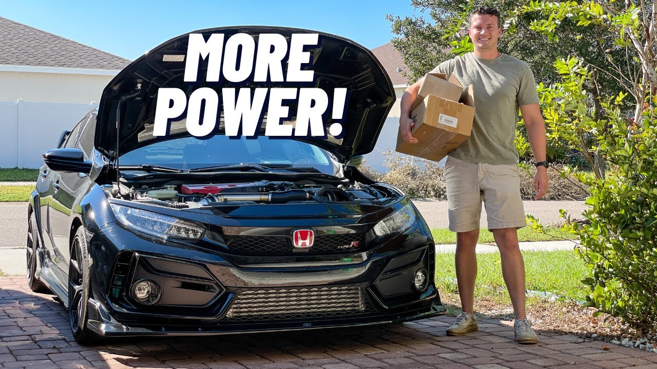 PRL Turbo Inlet Pipe and RACE MAF Install on my Civic Type R! - YouTube