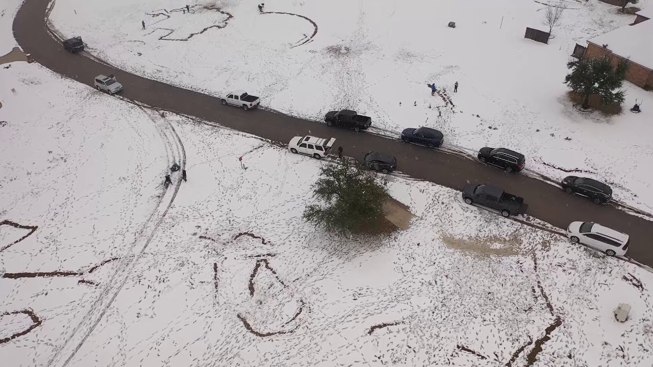 Snowy Day Sledding & Drone Flying! DJI Mavic2Pro Snow Flight! FPV Drone ...