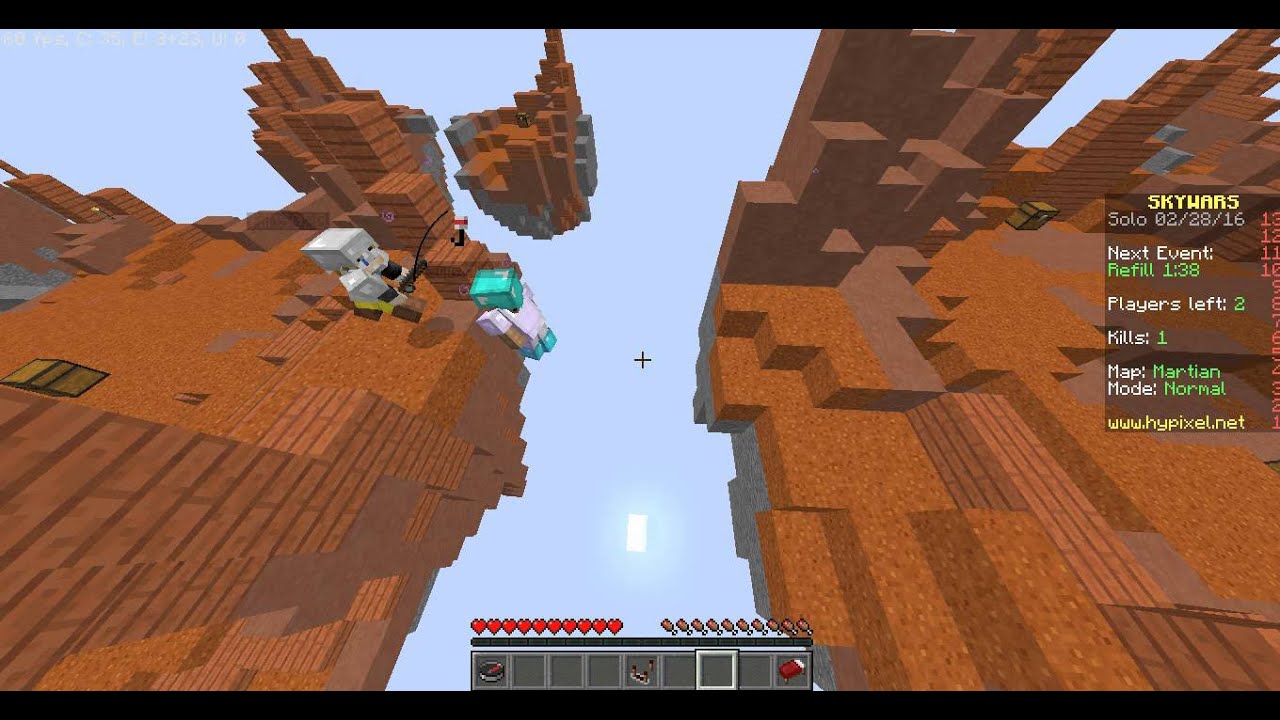 Hypixel fly hax report - YouTube
