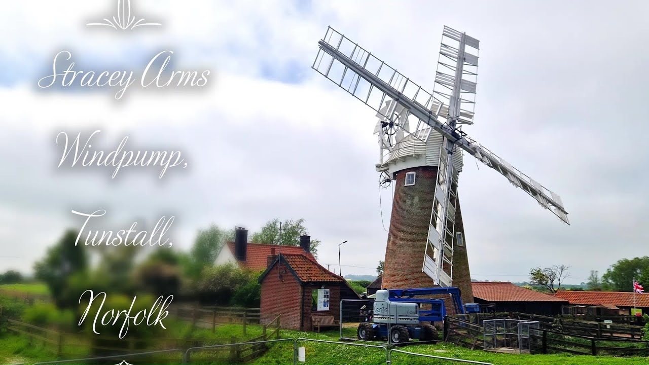 Stracey Arms Windpump, Tunstall, Norfolk - YouTube