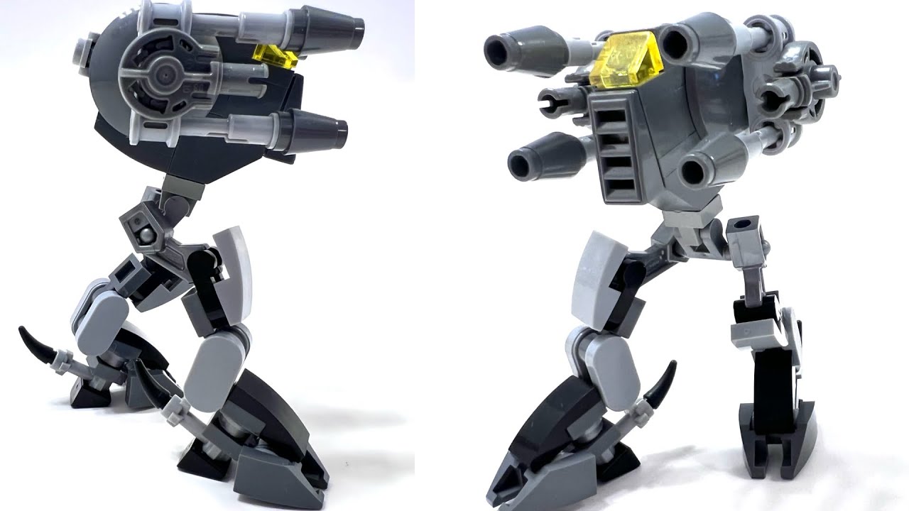 Build a Lego RapidFire Mini Mech (Tutorial). - YouTube