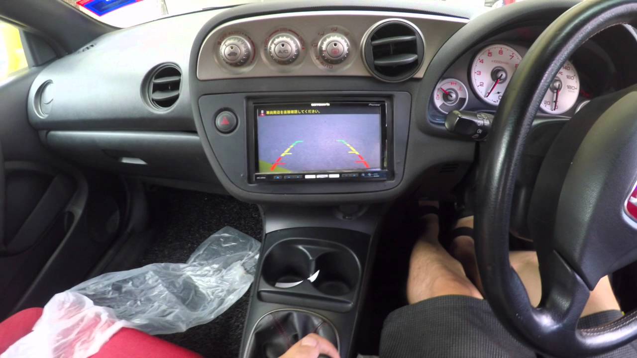 Honda Interga Type R - Reverse camera - YouTube