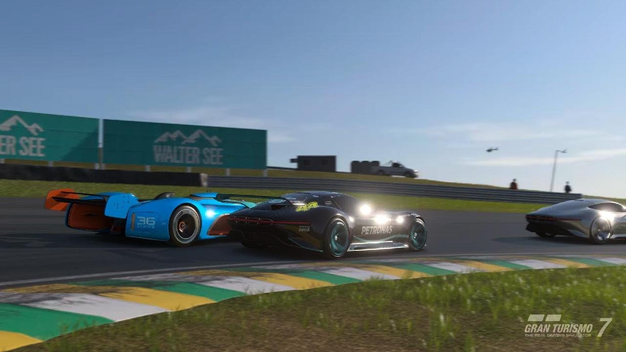 Great Close Race At Interlagos In The Mercedes-AMG VGT Vision Car ...