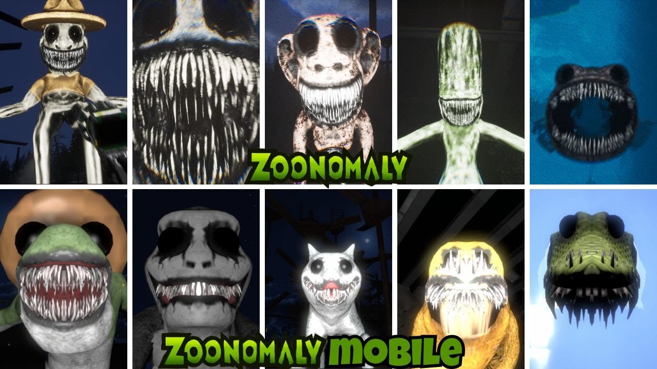 ZOONOMALY Vs ZOONOMALY MOBILE All Jumpscares and All Monsters - YouTube