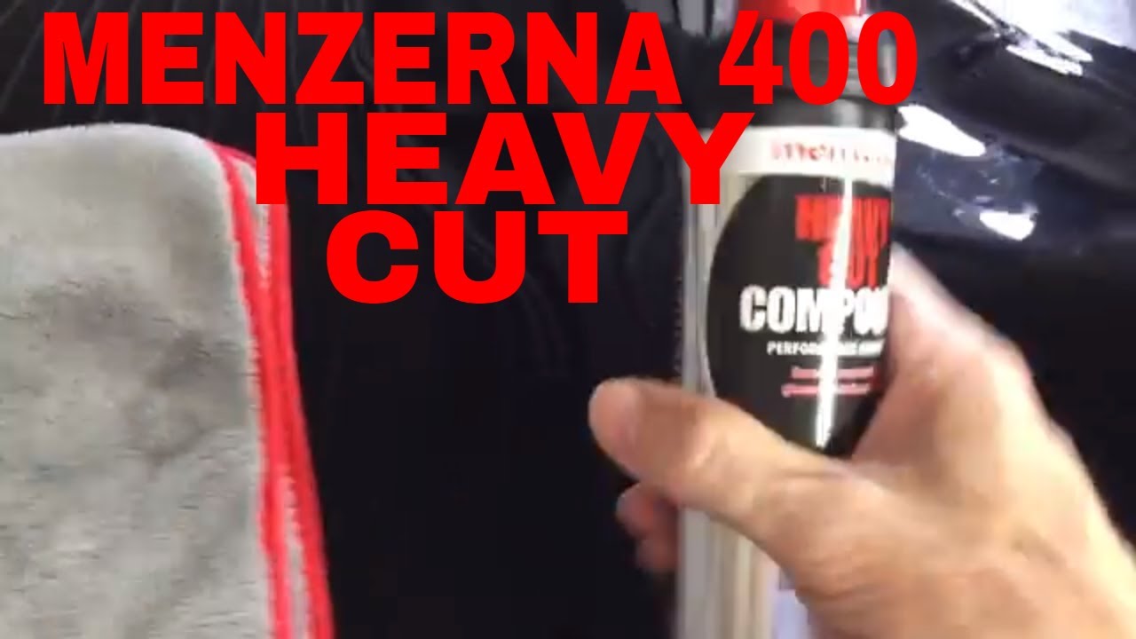 Menzerna 400 Heavy Cut Compound! New Version of Fast Gloss (FG 400 ...