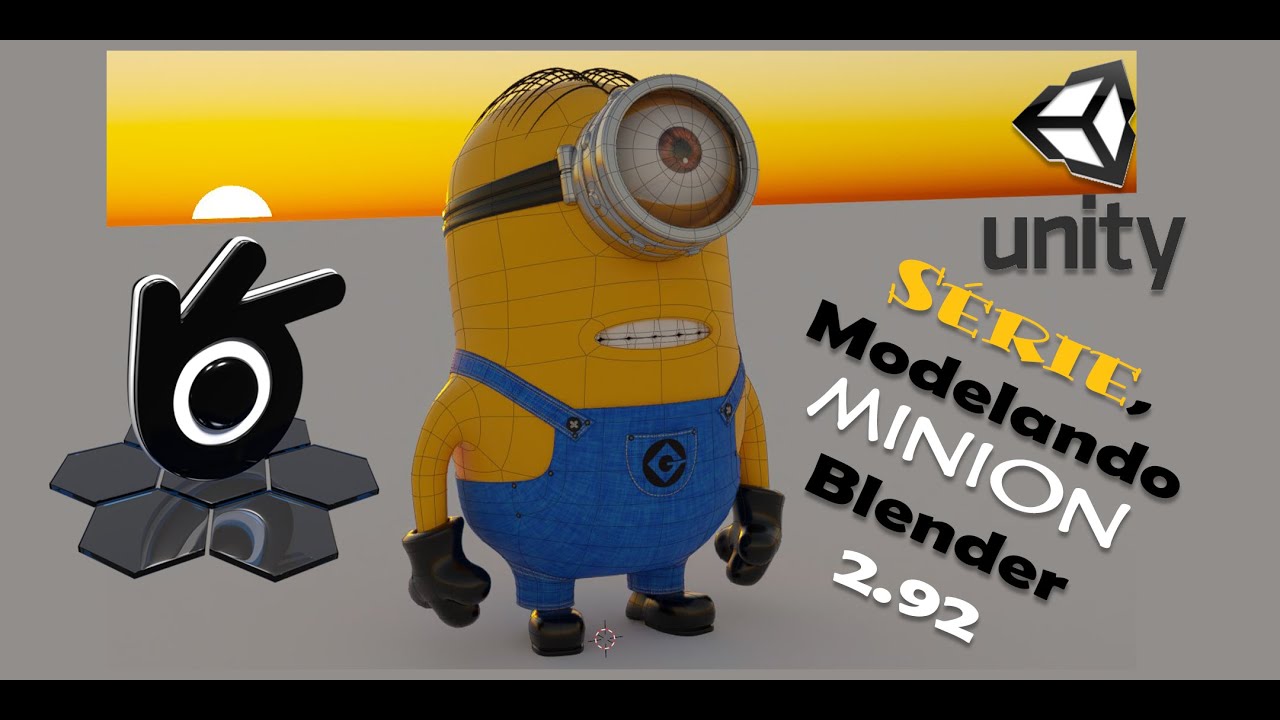Modelagem, rig, Texturização e animação do Minion - YouTube