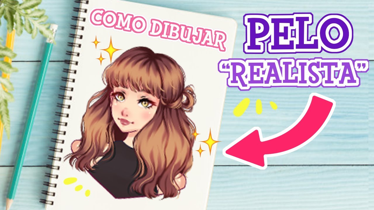 COMO DIBUJAR PELO REALISTA/ TUTORIAL/ Rosa Prieto Draw - YouTube
