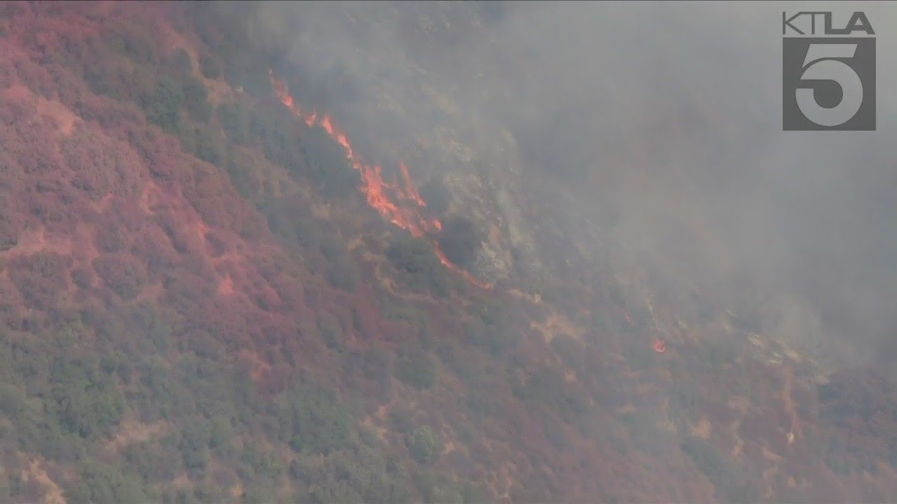 Gulch Fire - Monday Afternoon - YouTube