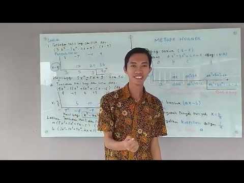 PEMBAGIAN POLINOM METODE HORNER - YouTube