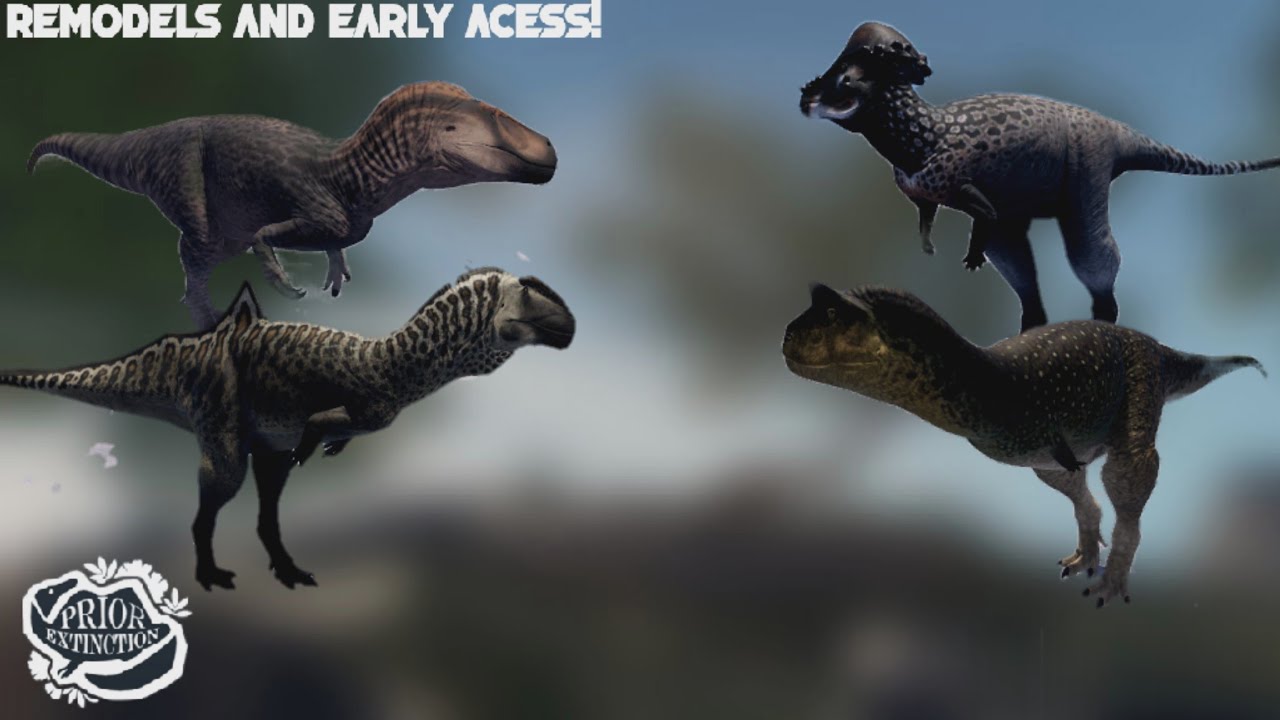 Carnotaurus, Concavanator and more! | Prior Extinction Showcase - YouTube