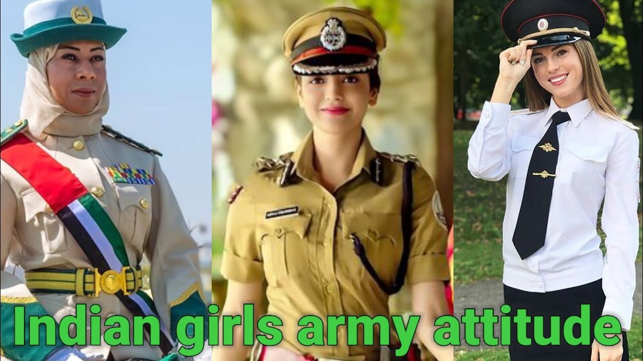 Indian girls army attitude//Indian army motivation and IAS, IPS officer ...