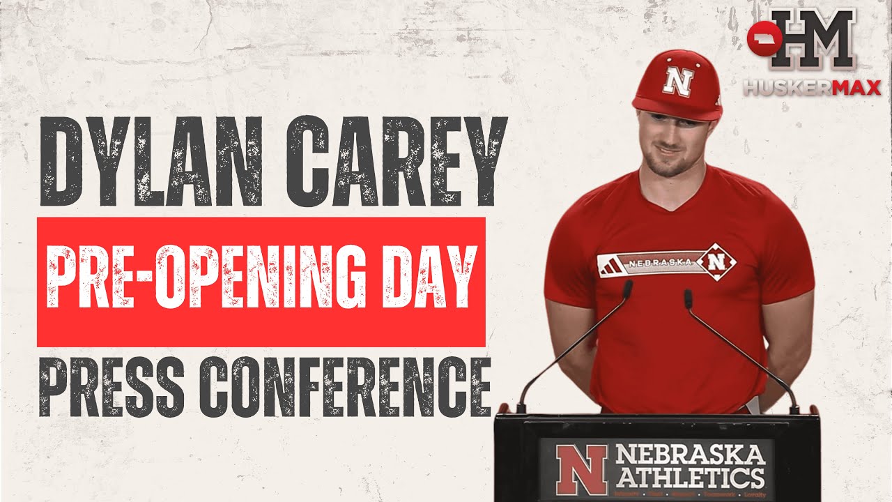 Nebraska Baseball Infielder Dylan Carey - Pre-Opening Weekend 2025 ...