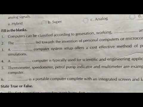 CLASS VI//COMPUTER//TOPIC-EVOLUTION OF COMPUTER//PART-1 - YouTube