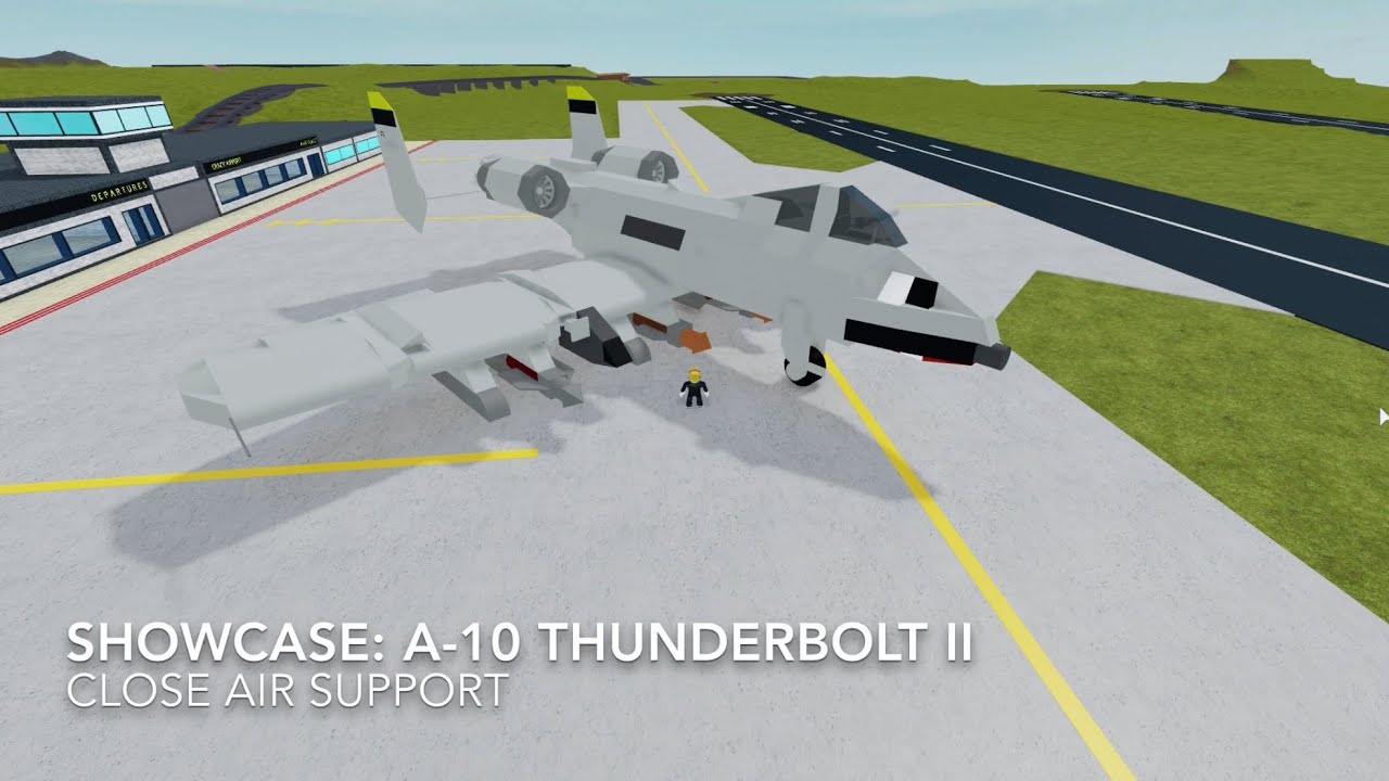 Roblox Showcase: Fairchild Republic A-10 Thunderbolt II - YouTube