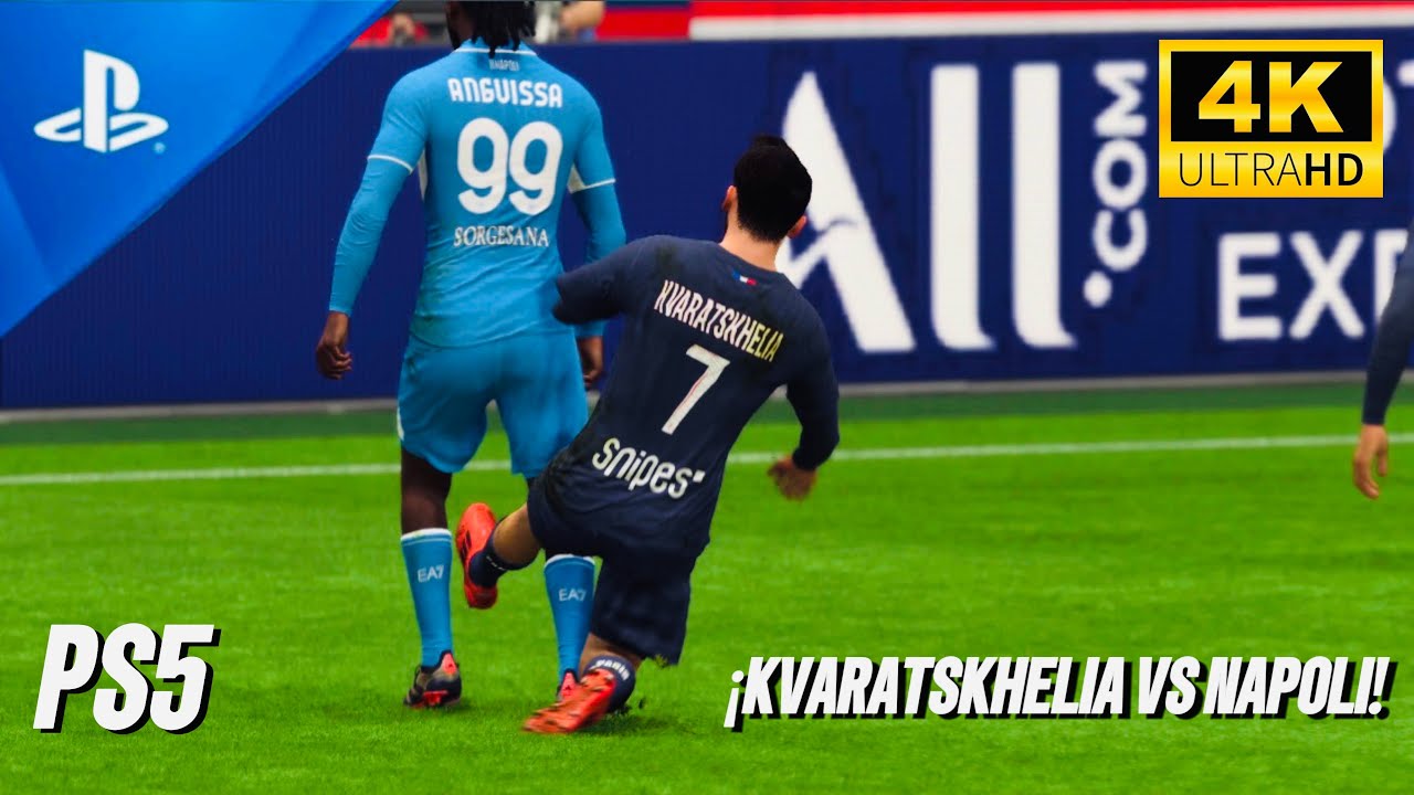 EA FC 25 | PSG vs Napoli | PS5 | UHD 4K 60fps | Modo Simulación *Debut ...