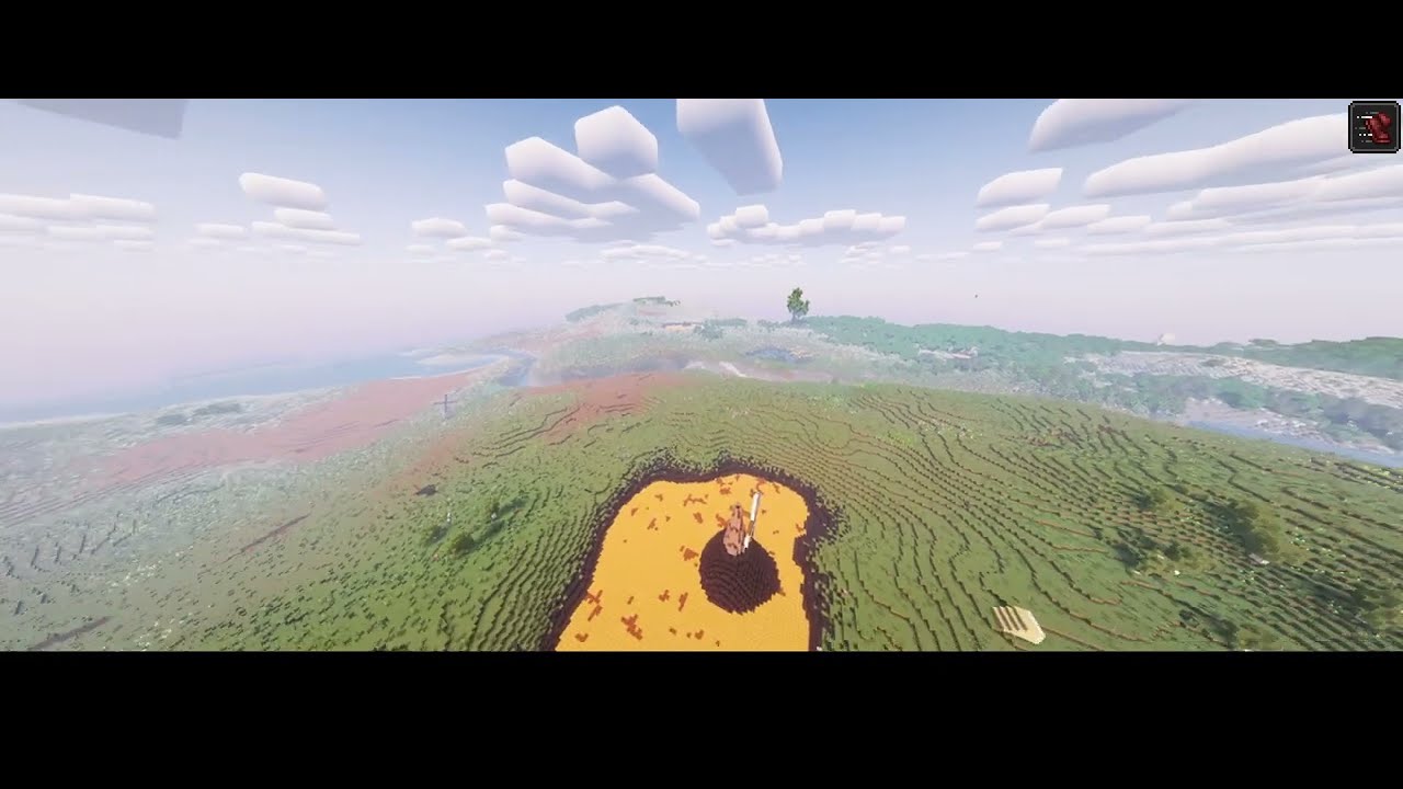 Big Globe Mod with Shaders, and no commentary - YouTube