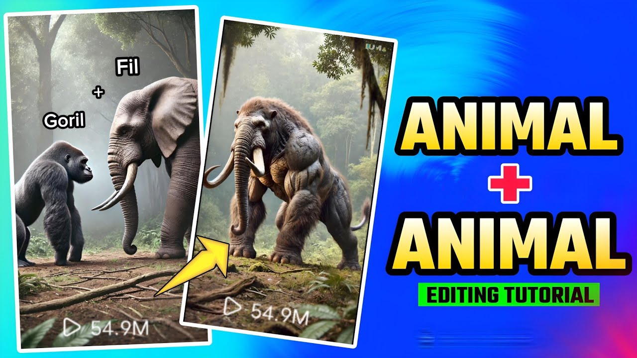 Animal To Animal Ai Video Editing | Ai Hybrid Animal Video Generated ...