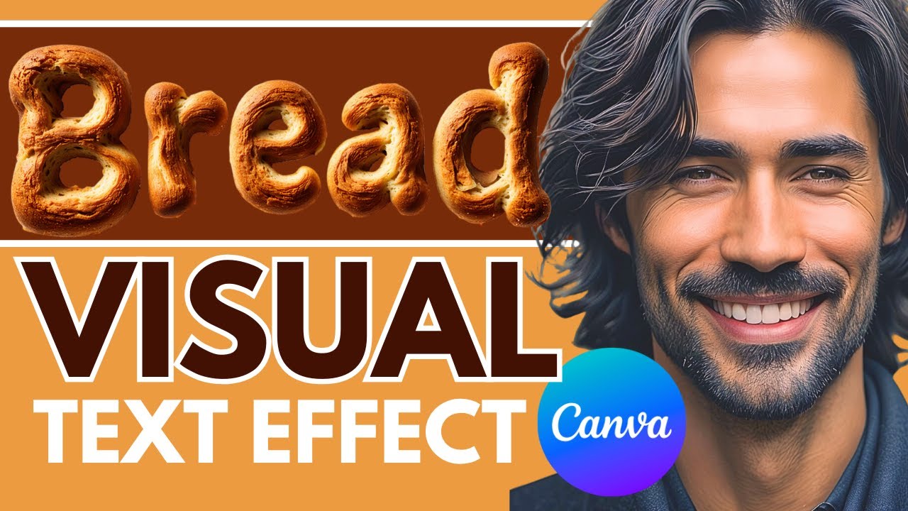 How to Create Bread Text Effect In Canva - YouTube
