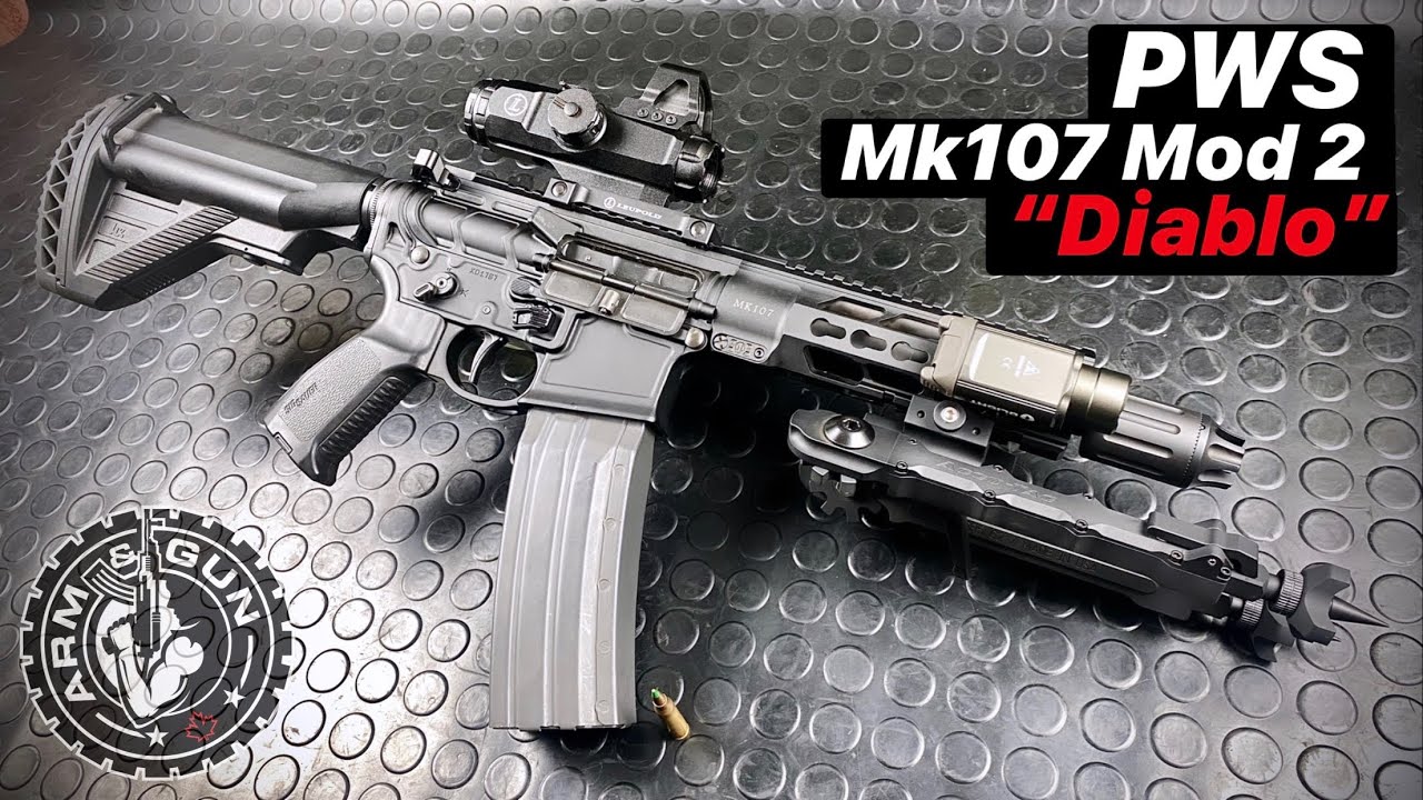 The Best AK-Inspired AR15 | PWS Mk1 Mod 2 "Diablo" SBR - YouTube