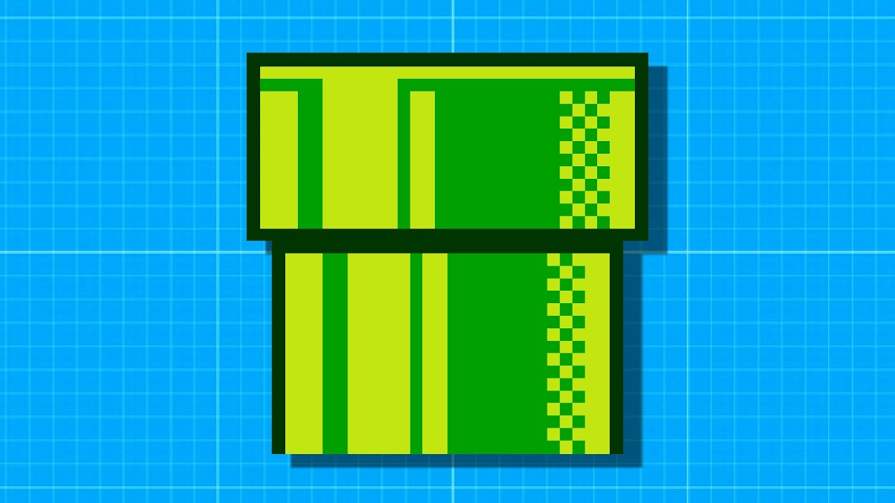 8 Bit Mario Pipe