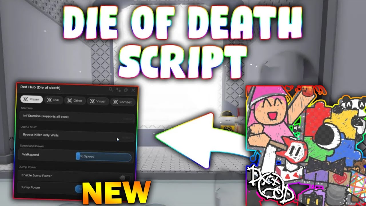 *NEW* Die of Death Script (PASTEBIN 2025) ( ESP ,INF STAMINA , BYPASS ...