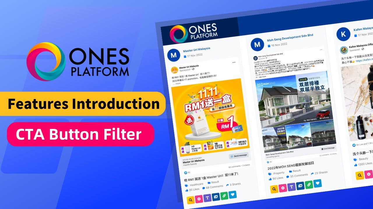 ONES Database—CTA Button Filter - YouTube