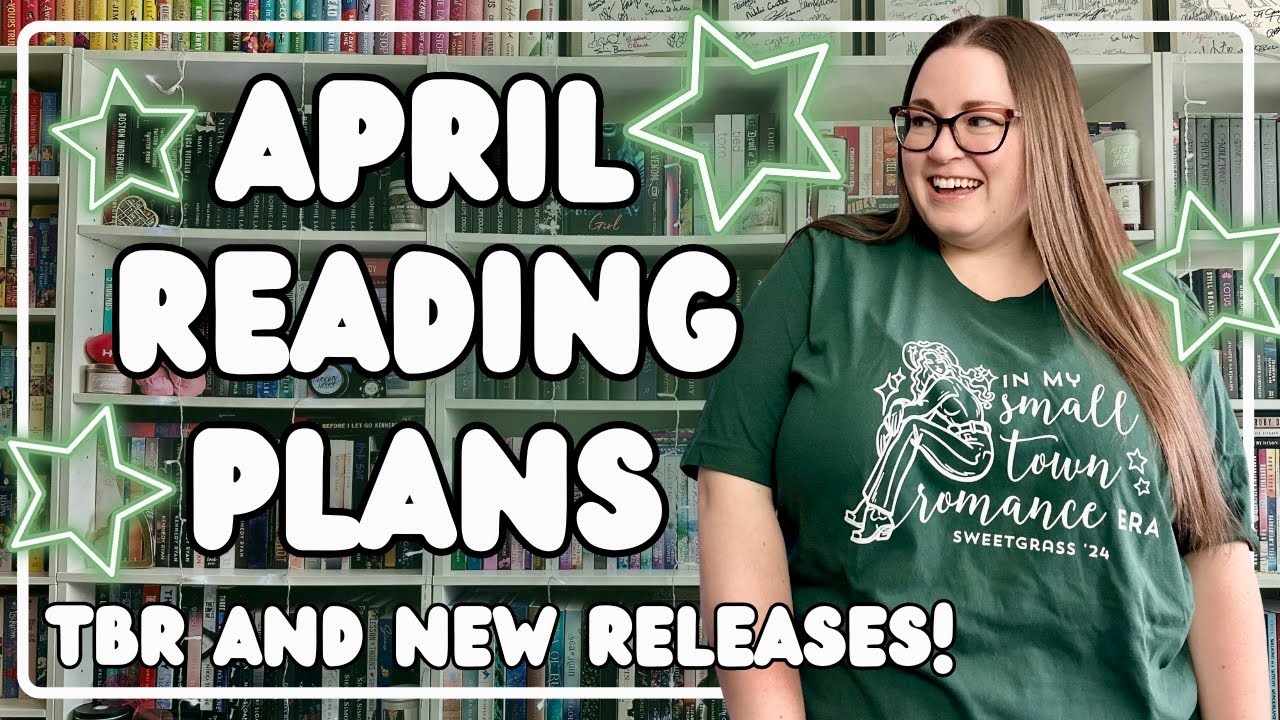 April Reading Plans | TBR, romance releases, book club reads! - YouTube