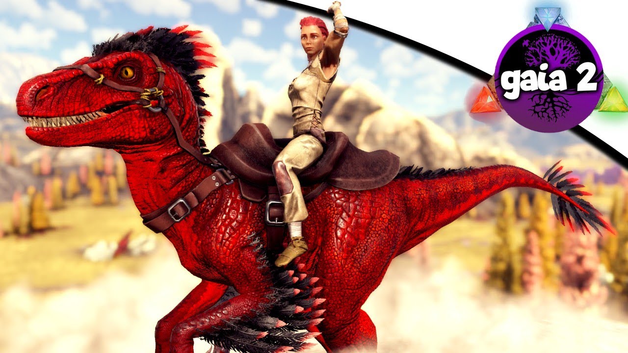 Beaux Premiers TAMING ! - ARK : GAIA [#02] - YouTube