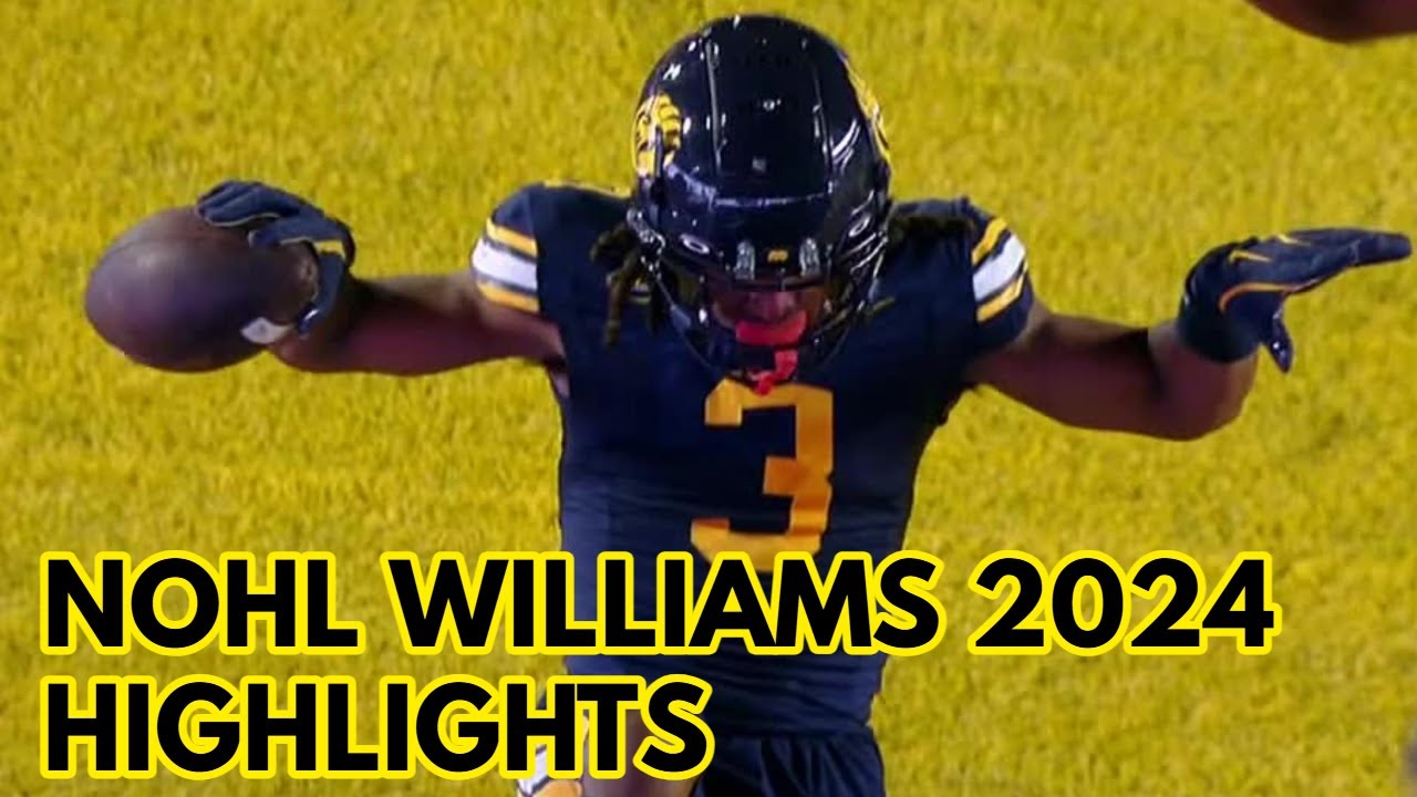 Nohl Williams - Cal Highlights 2024 - YouTube