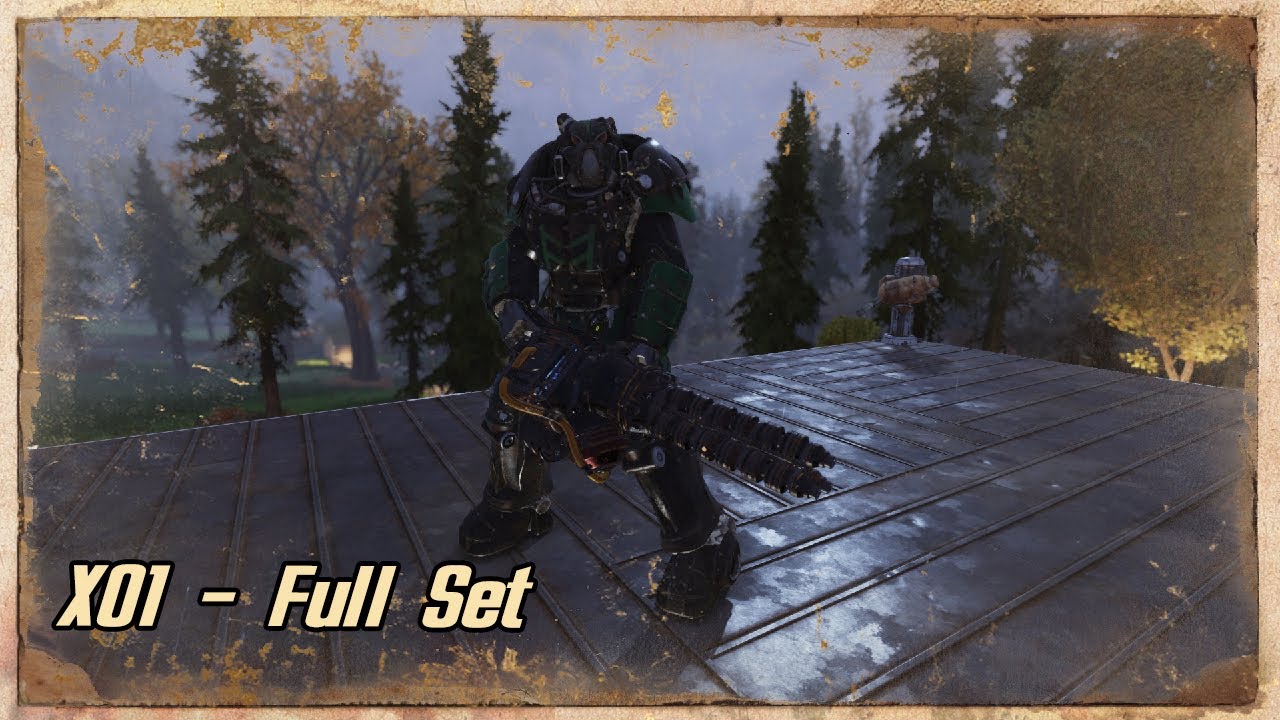 FULL UPGRADE X-01 SET VE EN İYİ SİLAHLAR - FALLOUT 76 - YouTube