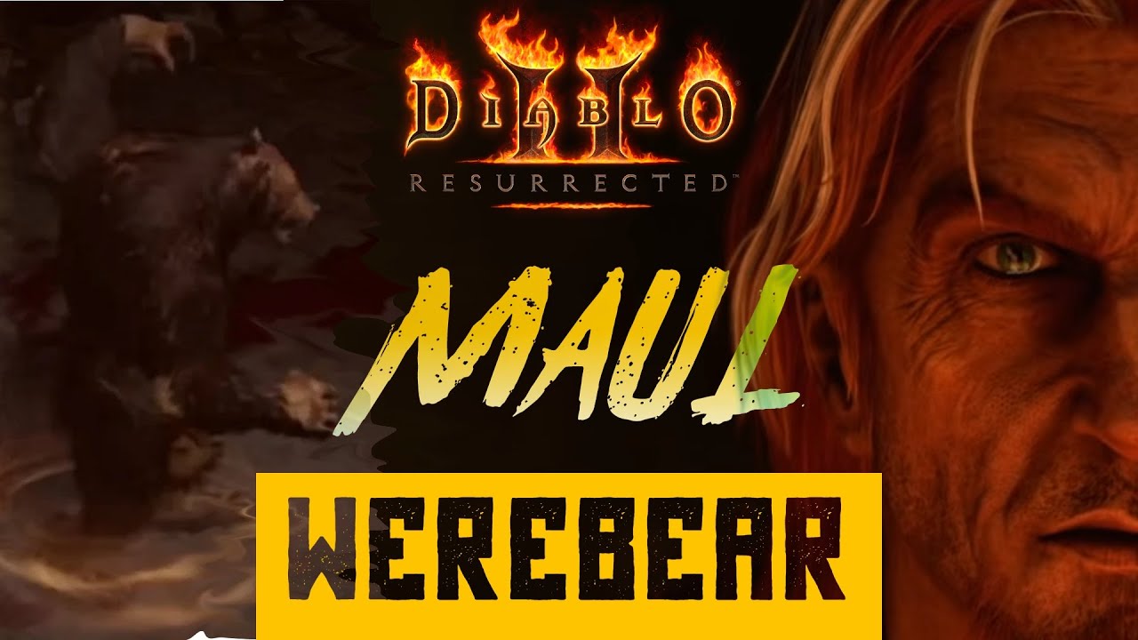 NEW MAUL WEREBEAR SHREDS! | Pure DPS Build and Boss Killer | Diablo 2 ...