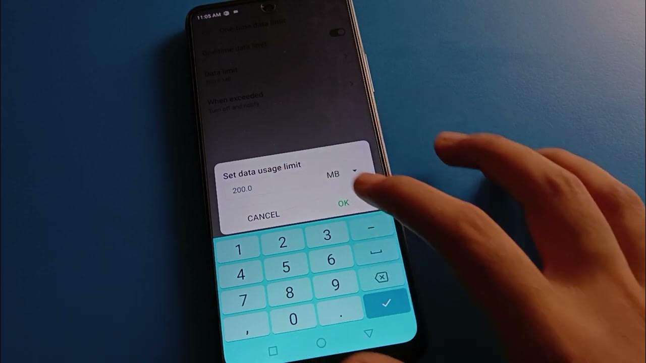 Hotspot data limit setting Tecno camon 19, how to set data limit tecno phone - YouTube