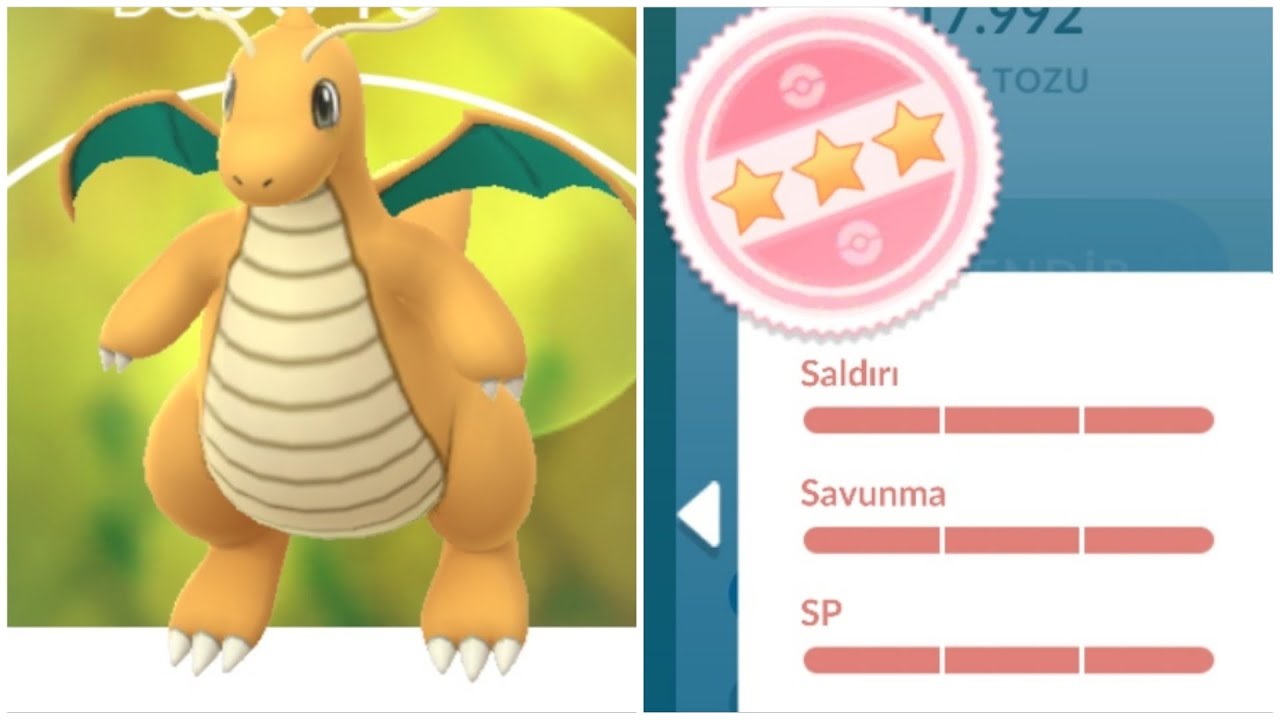 PERFECT İV DRAGONİTE. %100 İV DRAGONİTE EVOLUTİON. BEST İV DRAGONİTE - YouTube