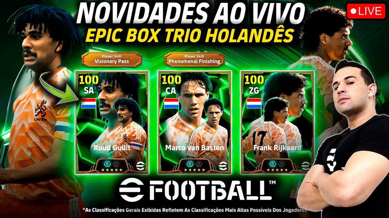 NOVIDADES AO VIVO! EPIC BOX NETHERLANDS NO EFOOTBALL 2025 MOBILE, TRIO ...